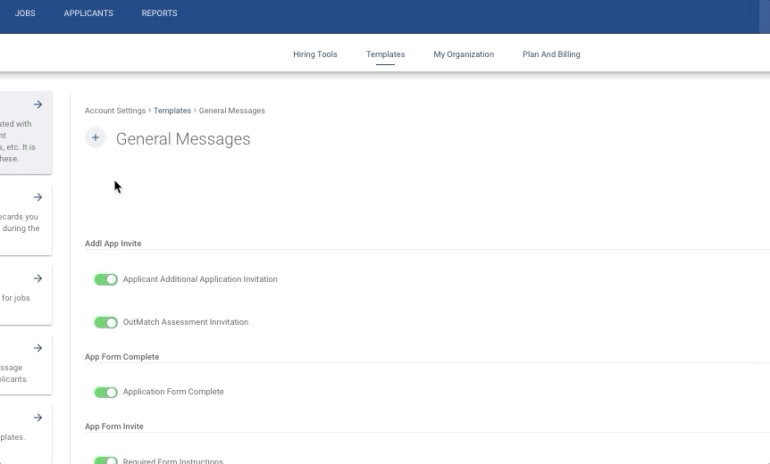 Creating and editing email templates