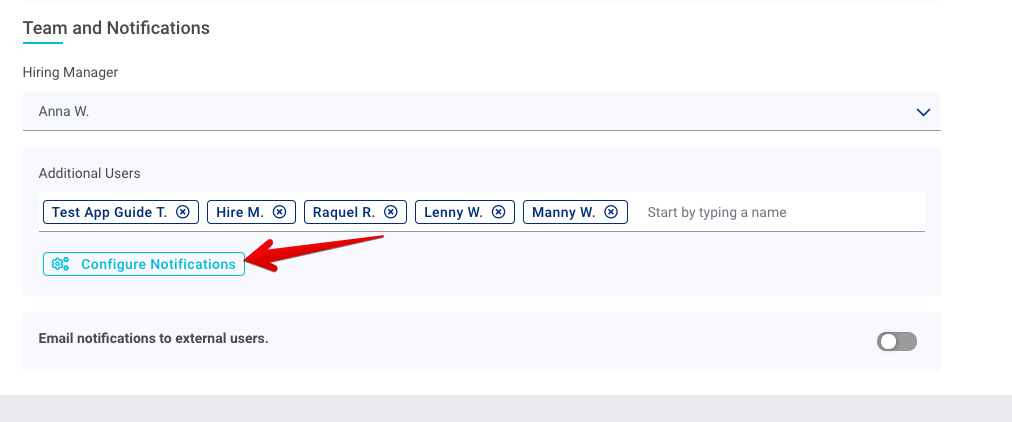 Managing notification settings